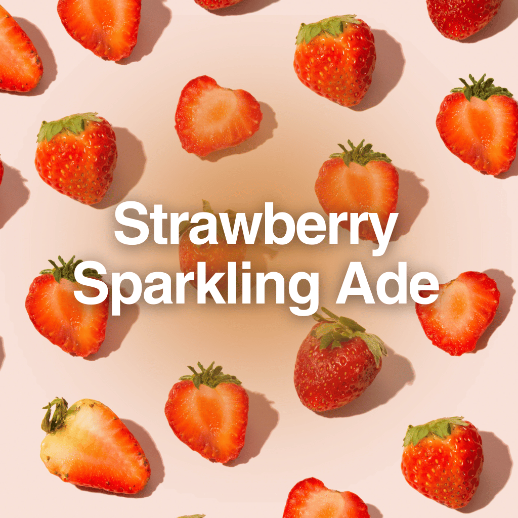 Strawberry Sparkling Ade – Enchanted Coffee